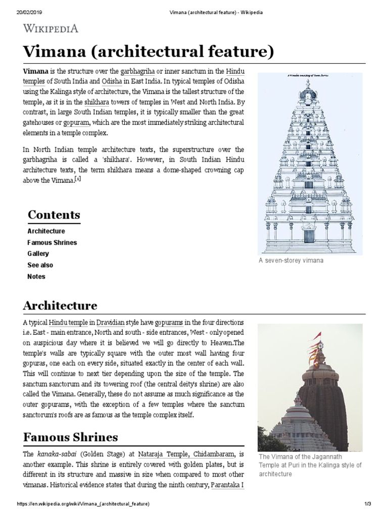 Vimana (Architectural Feature) - Wikipedia | Architectural Styles ...