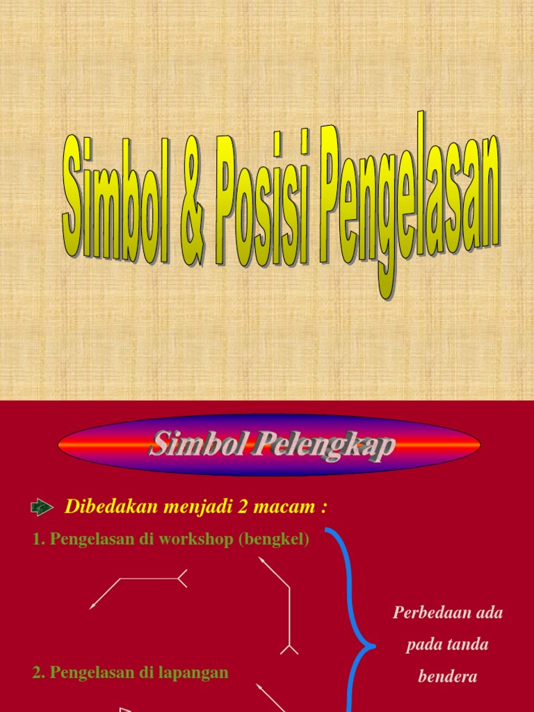 Simbol & Posisi Pengelasan | PDF