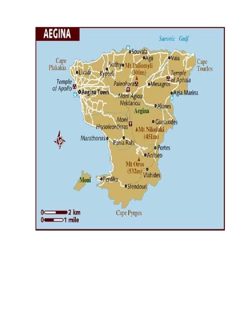 Aegina Map | PDF