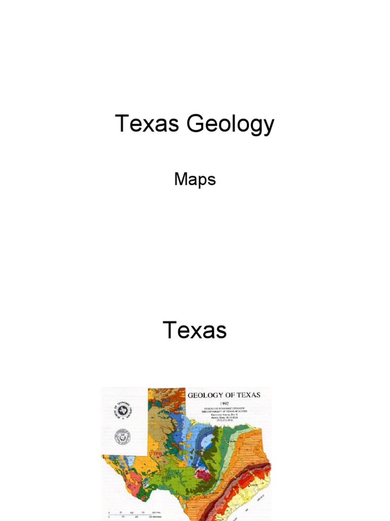 Texas Geology Map Reveals Ancient Mountains Beneath Permian Basin | PDF ...