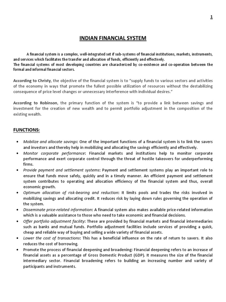 Ifs Notes | PDF | Financial Markets | Money Market