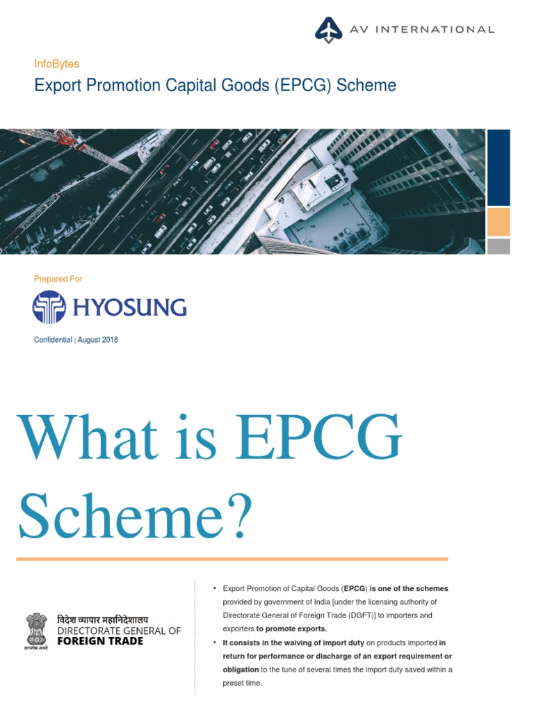 InfoBytes - EPCG Scheme PDF | PDF | Exports | Consultant
