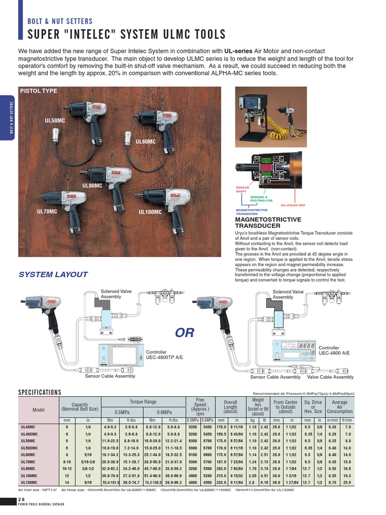 Uryu Nut Runner UL | PDF | Electrical Components | Force