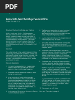 IStructE Chartered Exam Past Paper | PDF | Technology & Engineering