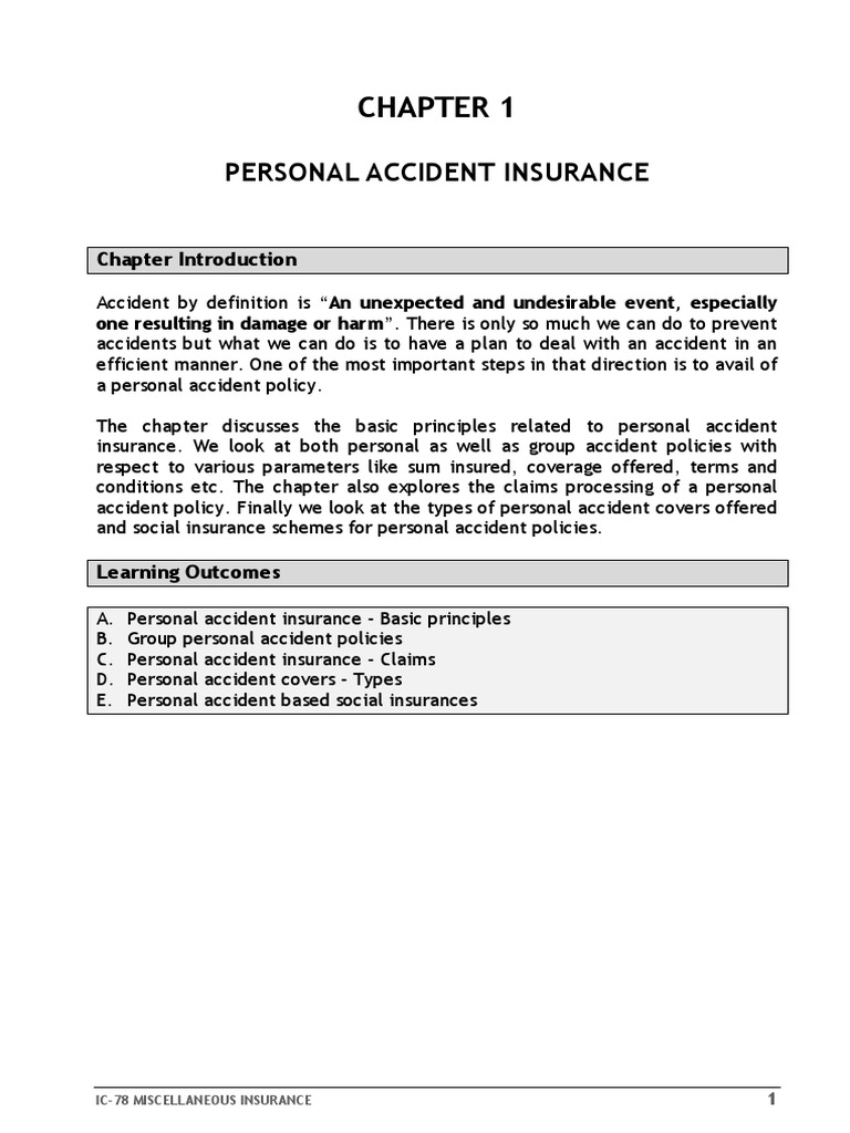IC-78 Miscellaneous Insurance | PDF | Insurance | Insurance Policy