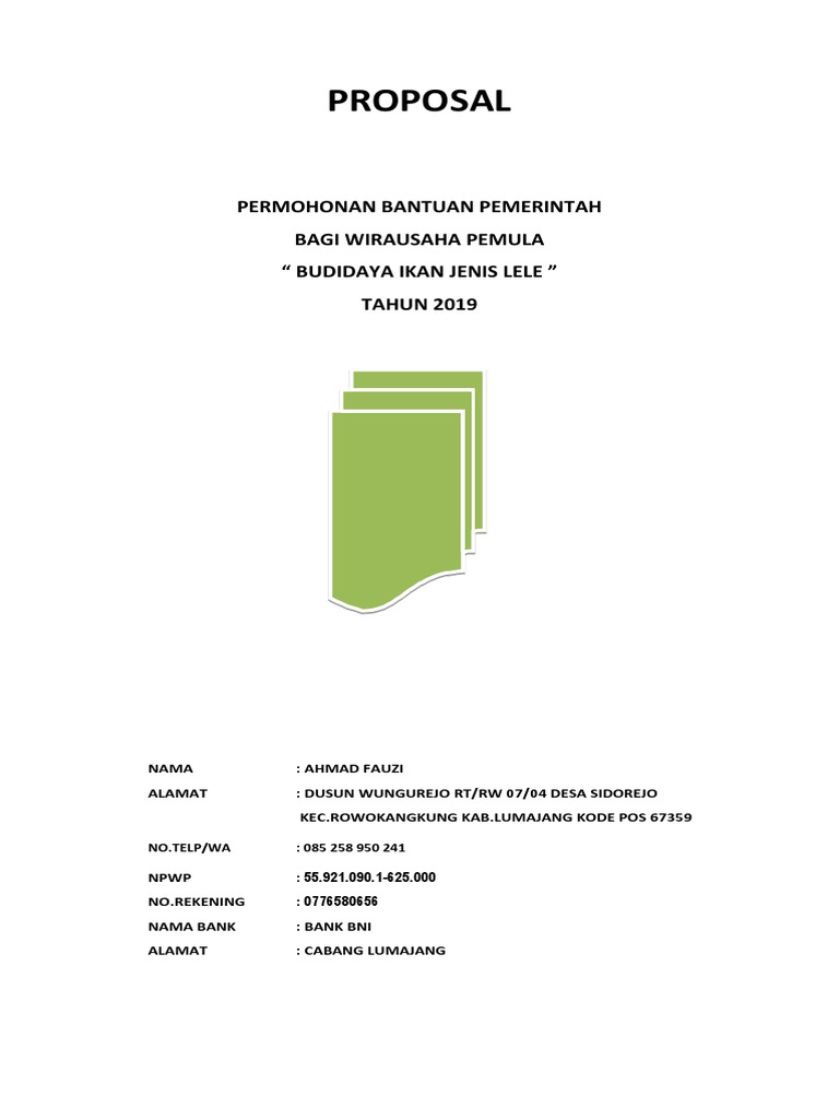 Proposal Ukm Revisi | PDF