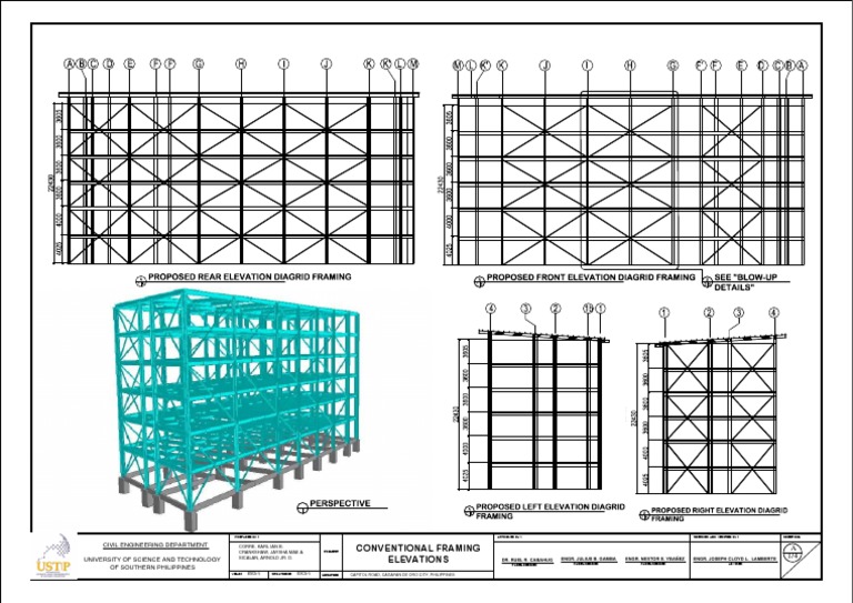 SAMPLE STEEL FRAMING ELEVATION