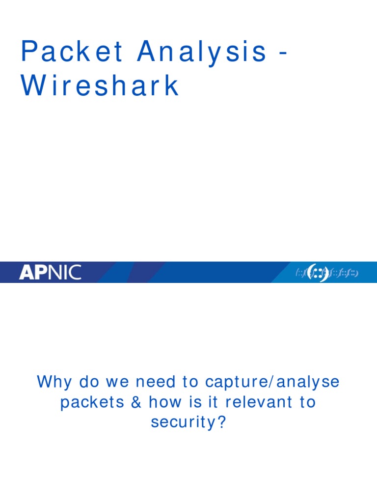 1.3-Basic Packet Analysis Wireshark | PDF | Port (Computer Networking ...