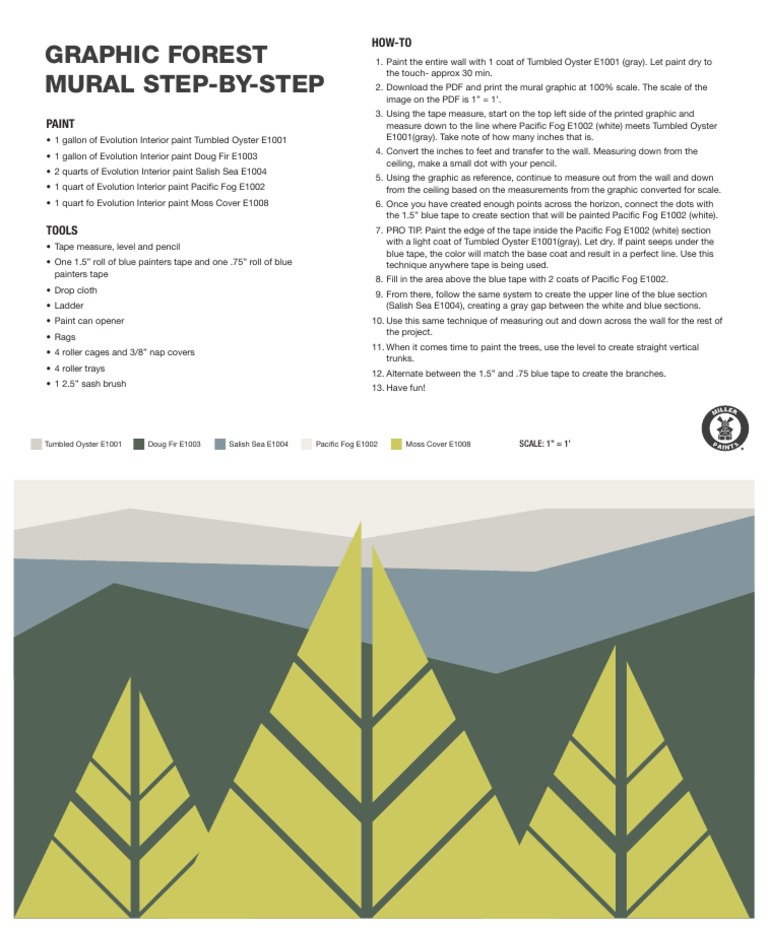 Mural Instructions | PDF | Art Media | Nature