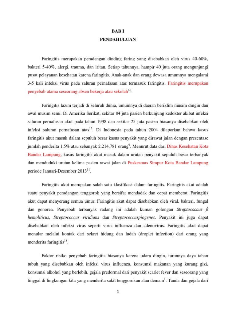 Faringitis Akut | PDF