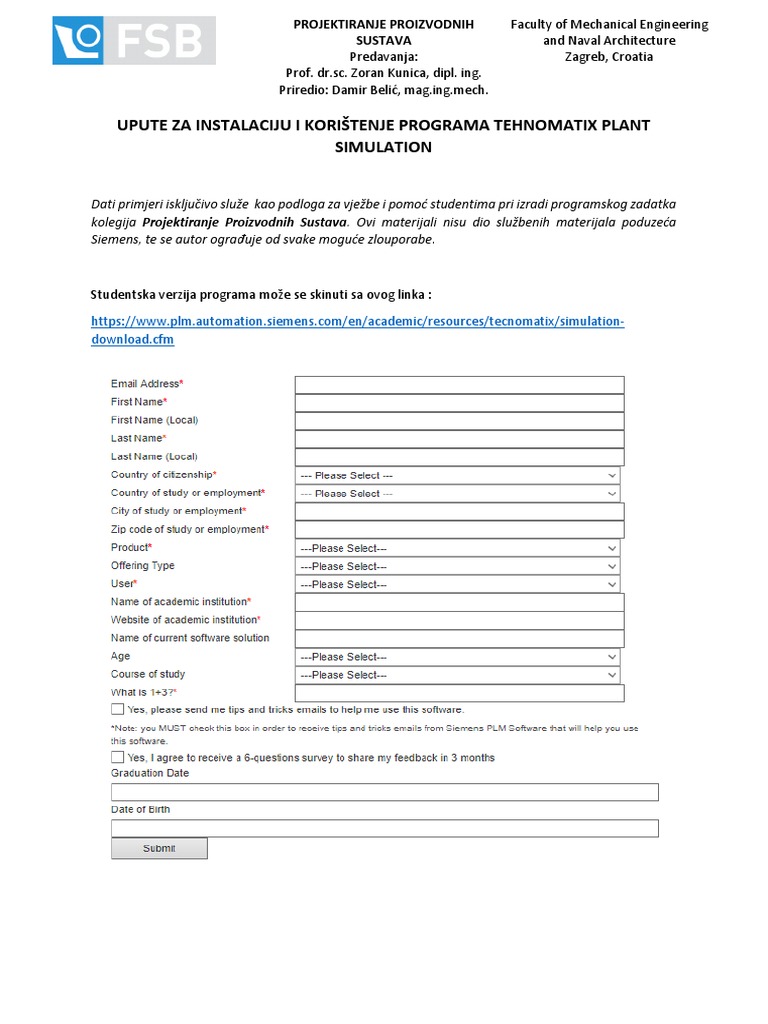 Vjezbe Plant Simulation | PDF