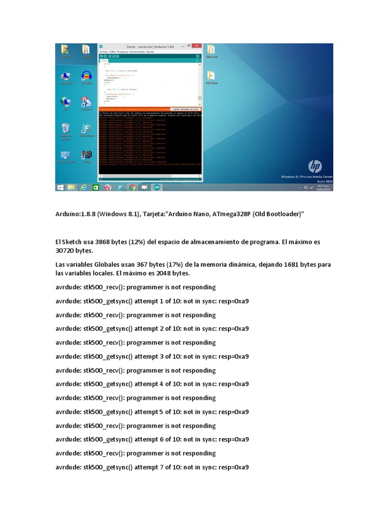 Debugging Issues Uploading Code To An Arduino Nano Board Possible Solutions For Resolving Sync 1357