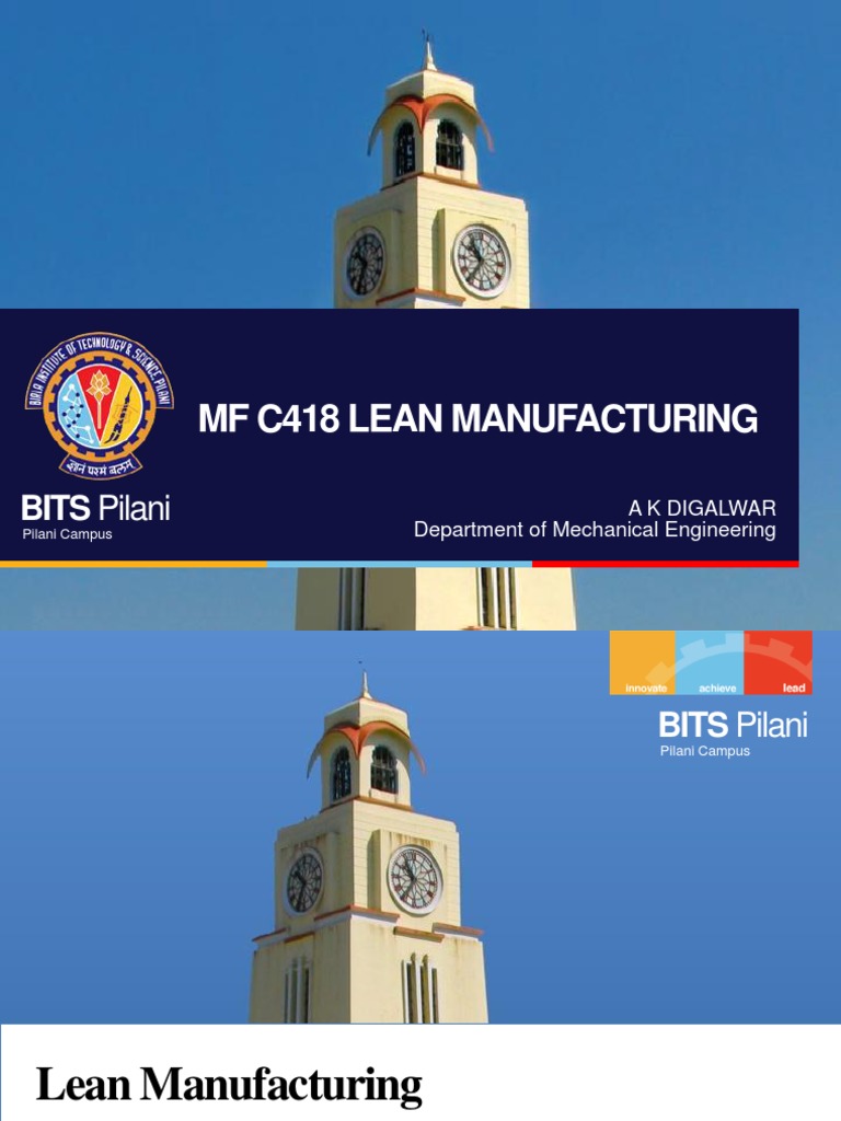 Understanding Lean Manufacturing Principles and Practices | PDF | Lean ...