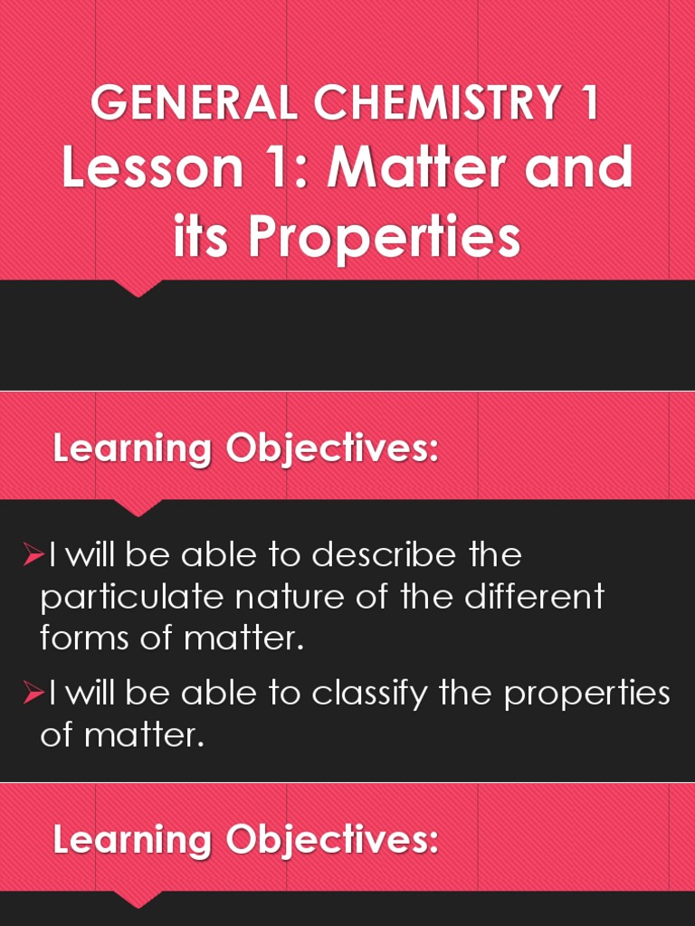 An Introduction to the Fundamental Concepts of Matter, Its Properties ...