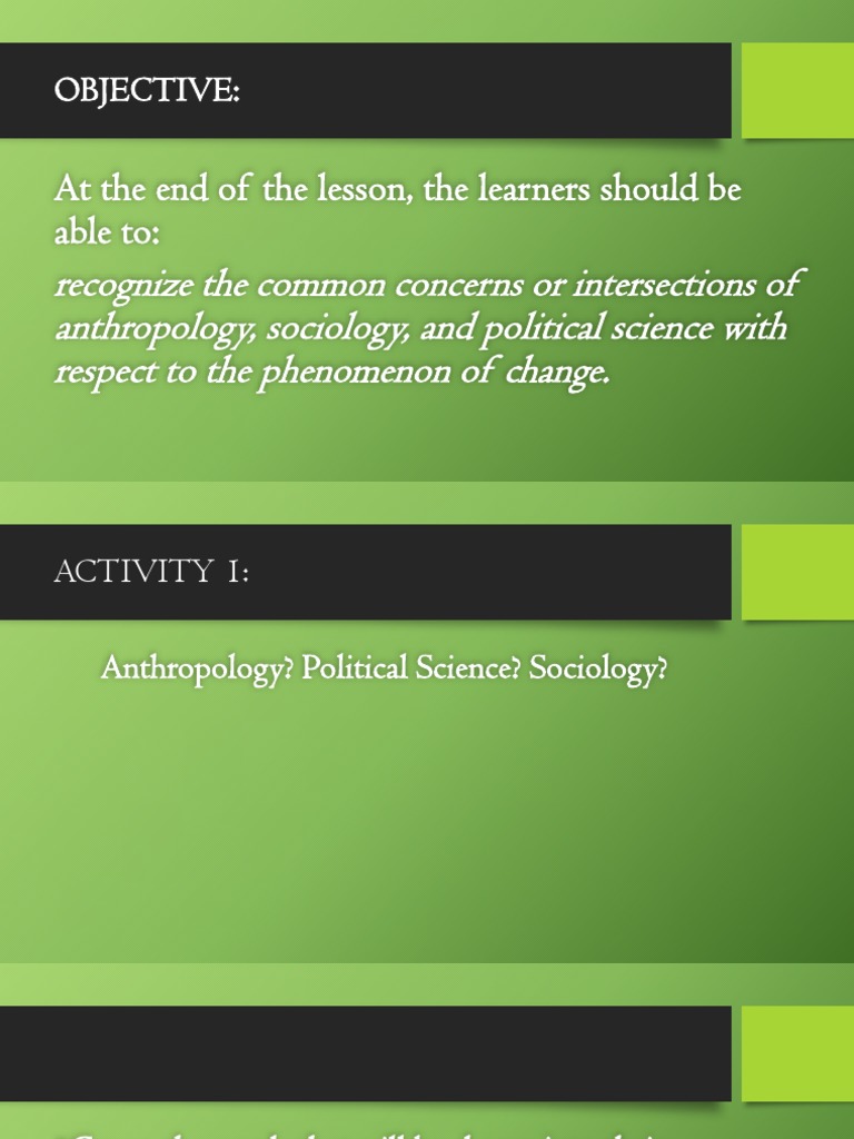 Anthropology, Socio, Pol. Sci | PDF | Social Science | Anthropology