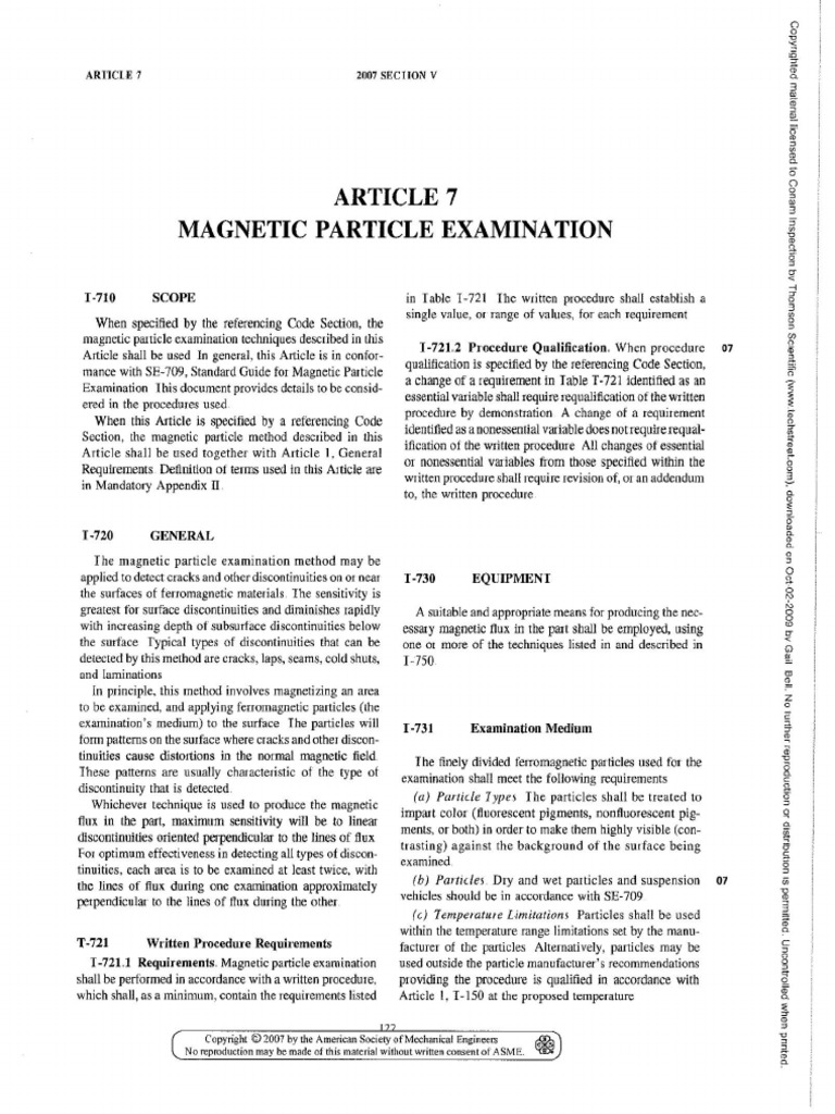 Asme Section v Article 7