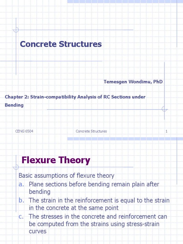 Concrete Structures: Temesgen Wondimu, PHD Chapter 2: Strain ...