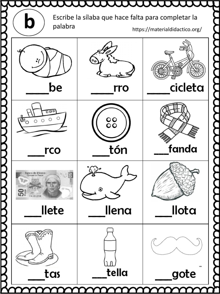 Escritura de Sílabas Simples | PDF | Red mundial | Internet y web