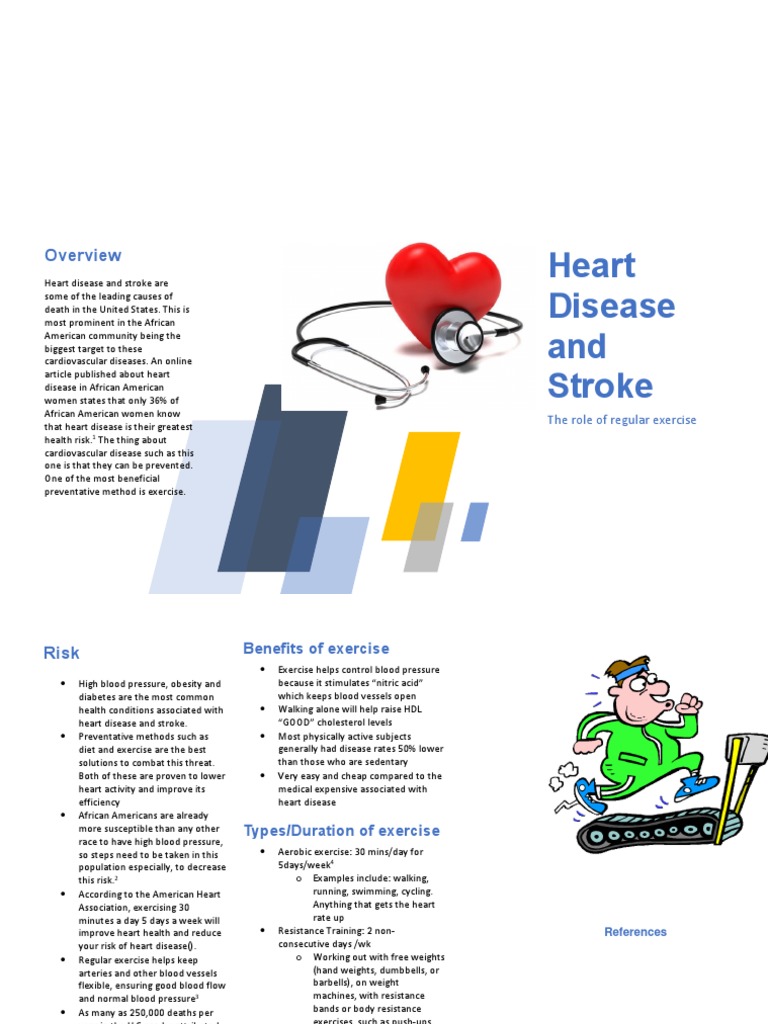 Heart Disease and Stroke Brochure | PDF | Cardiovascular Diseases | Heart