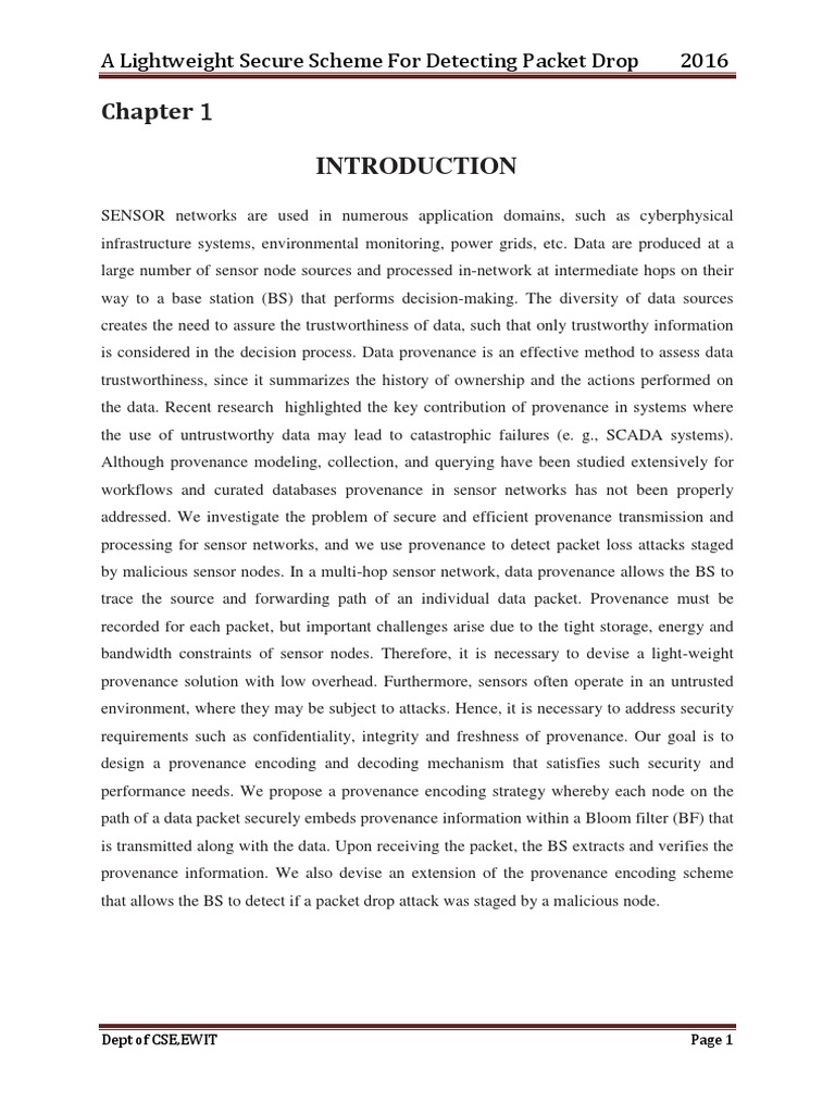 Vtu Final Year Project Report Front Pages | PDF | Wireless Sensor ...