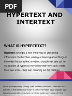 Hypertext and Hyper Poetry: Description | PDF | Hypertext | Poetry