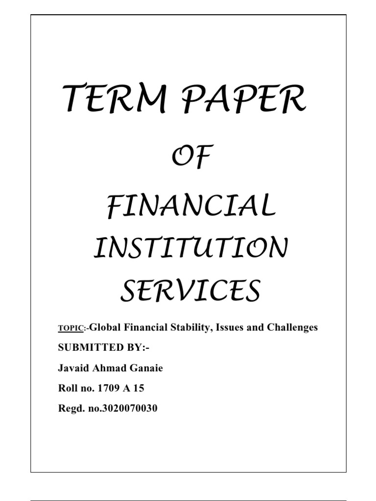 Global Financial System | PDF | Current Account | Global Financial System