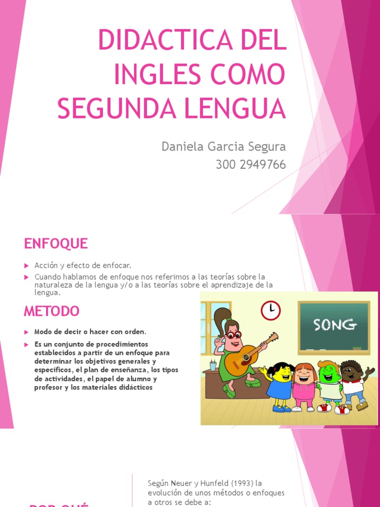 Didactica Del Ingles Como Segunda Lengua | PDF | Segundo lenguaje | Aprendizaje