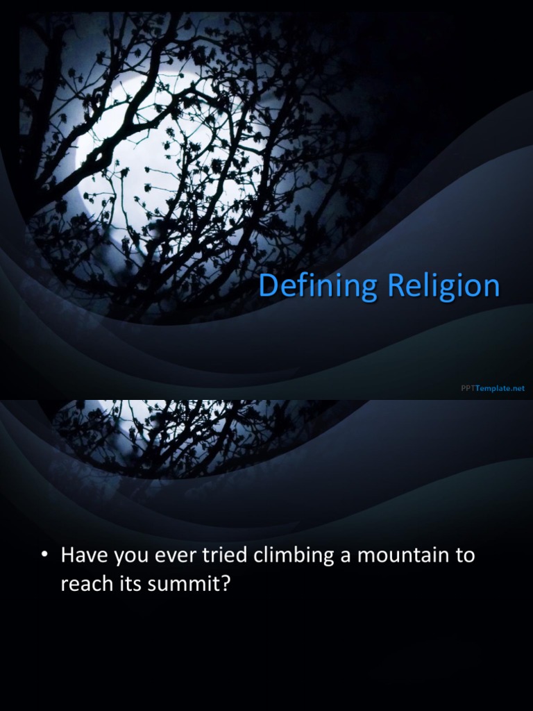 Defining Religion | PDF | Religious Studies | Theology