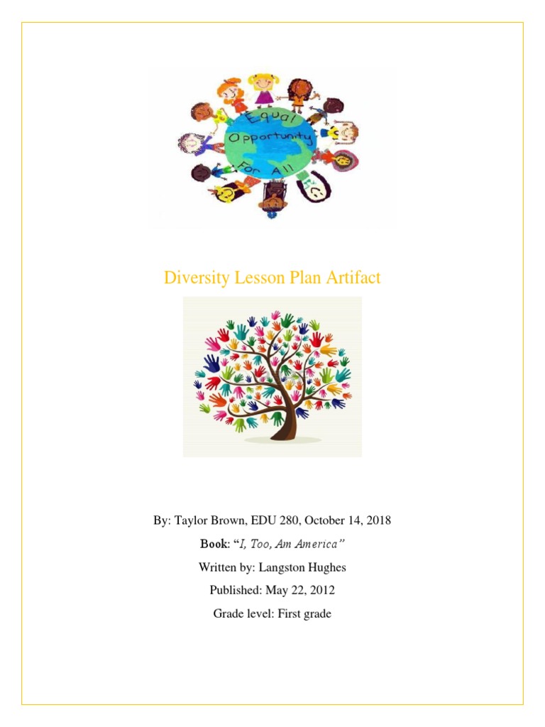 First Grade Diversity Lesson Plan | PDF | Drawing | Lesson Plan