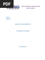 Formato Manual de Procedimiento | PDF