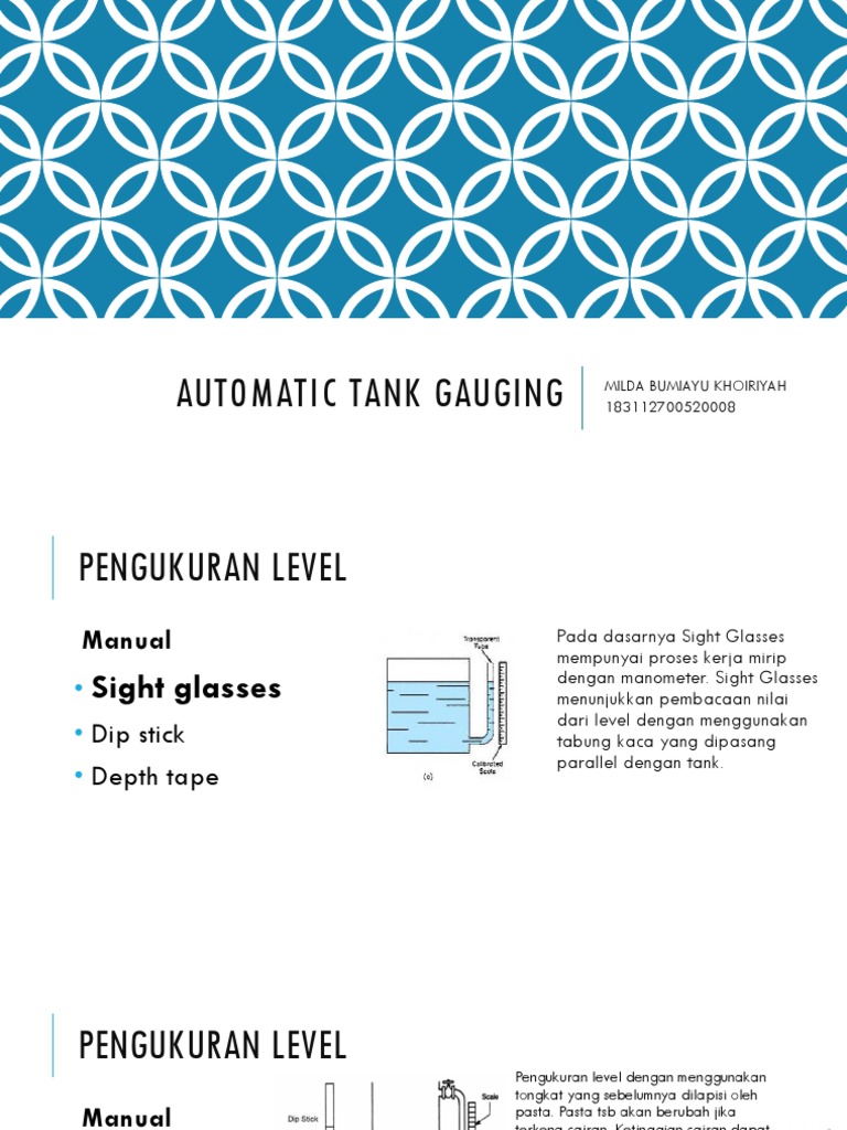 Automatic Tank Gauging | PDF
