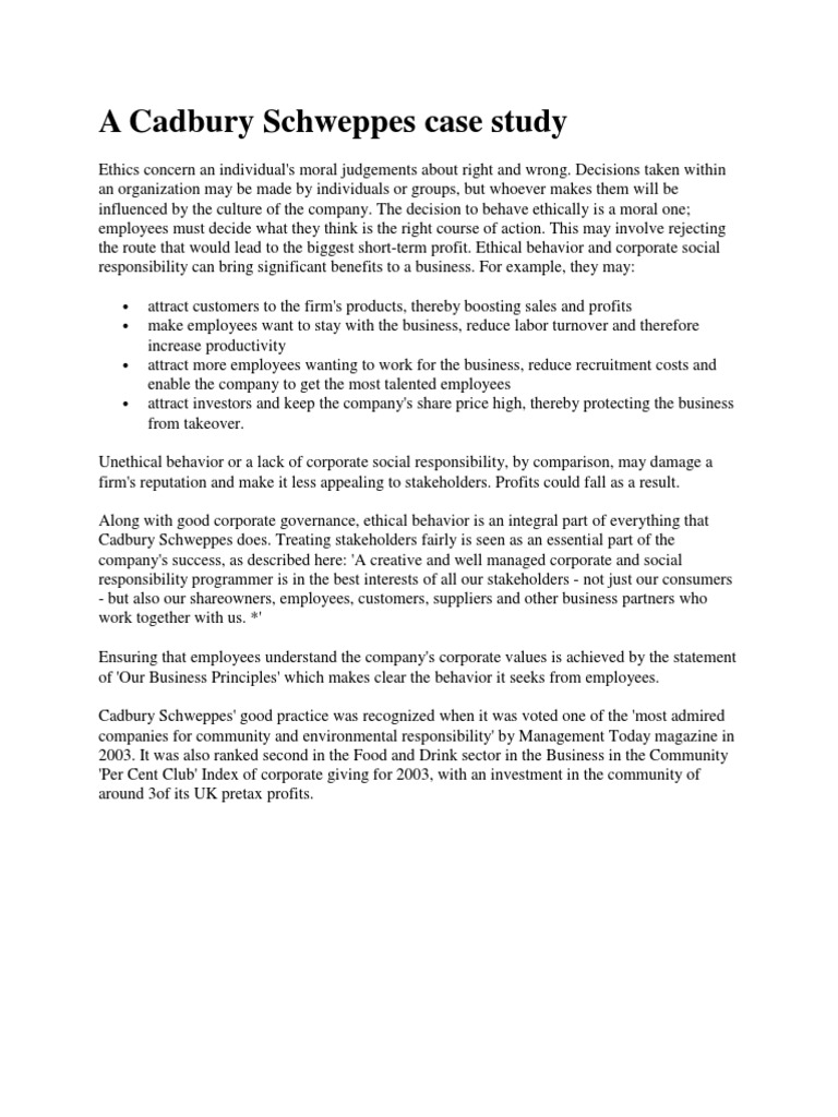 Business Ethics Case Study | PDF | Fair Trade | Employment