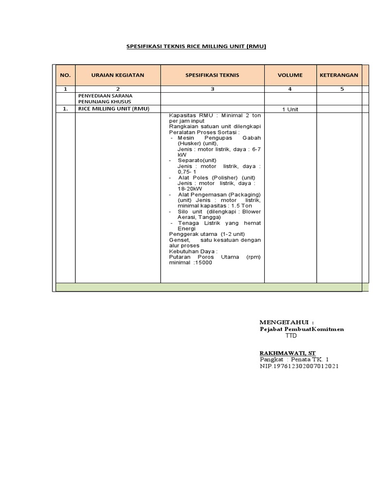 Spesifikasi Teknis RMU | PDF