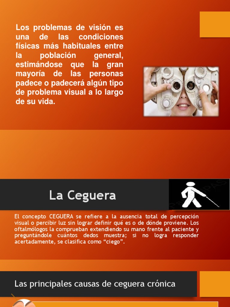 Ceguera Actualizado | PDF | Ojo humano | Percepción visual