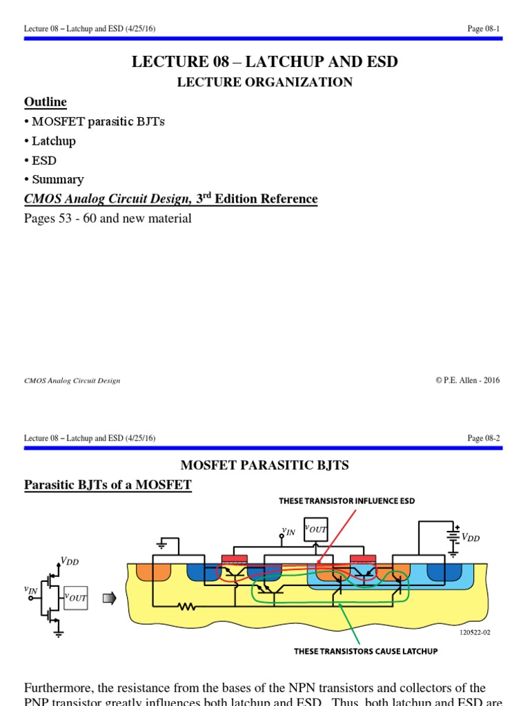 Lecture08 160425 | PDF | Cmos | Bipolar Junction Transistor