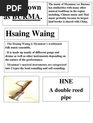 Hne Double Reed Pipe