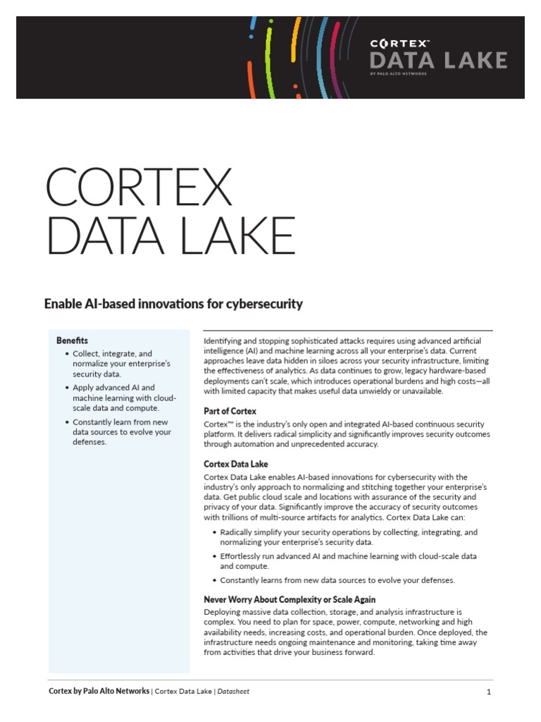 Cortex Data Lake | PDF | Computer Security | Security