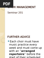 Hand Signals For Choral Conducting | PDF | Song Structure | Choir