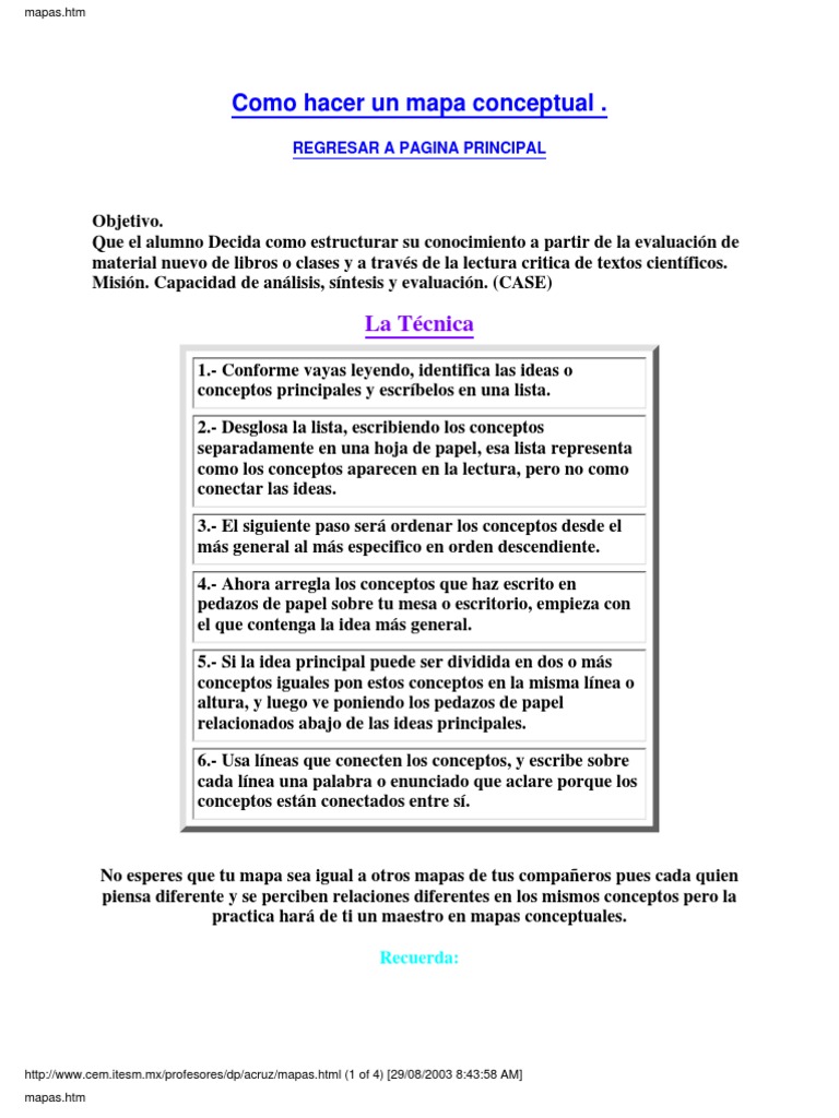 Como Hacer Un Mapa Conceptual | PDF | Química | Ciencias fisicas