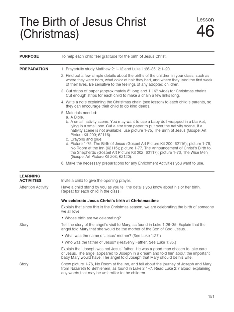 Birth of Jesus Christ Christmas | PDF | Nativity Of Jesus | Biblical Magi