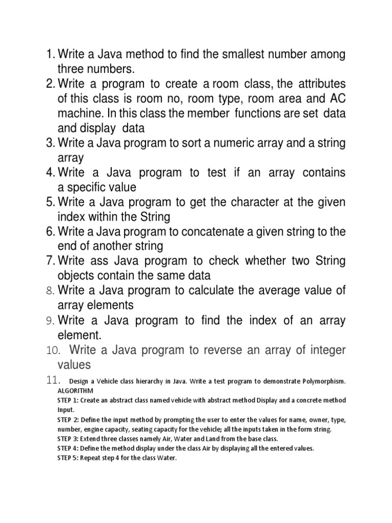 Java Practice Program | PDF