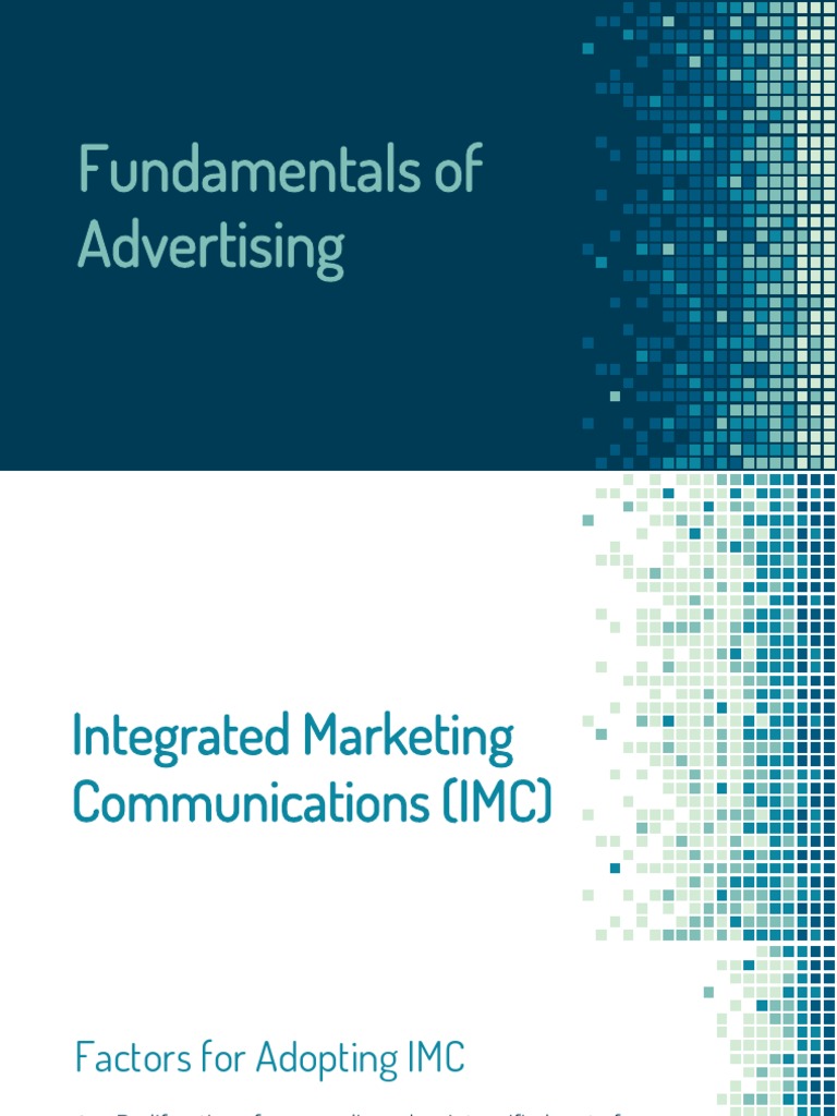 Fundamentals of Advertising | PDF | Marketing Communications | Target ...