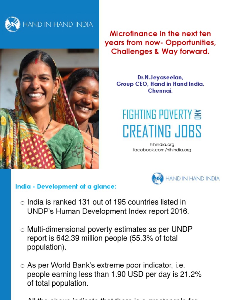 Microfinance Future: Opportunities & Challenges | PDF | Microfinance ...