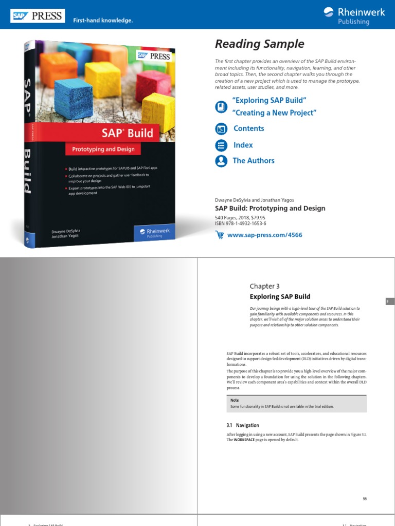 Reading Sample Sappress 1653 Sapbuild | PDF | Icon (Computing) | Blog