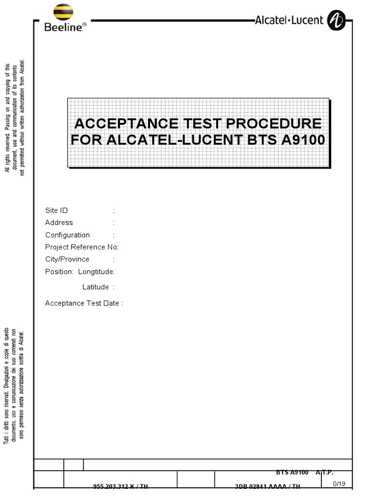 BTS Template | PDF | Rectifier | Manufactured Goods