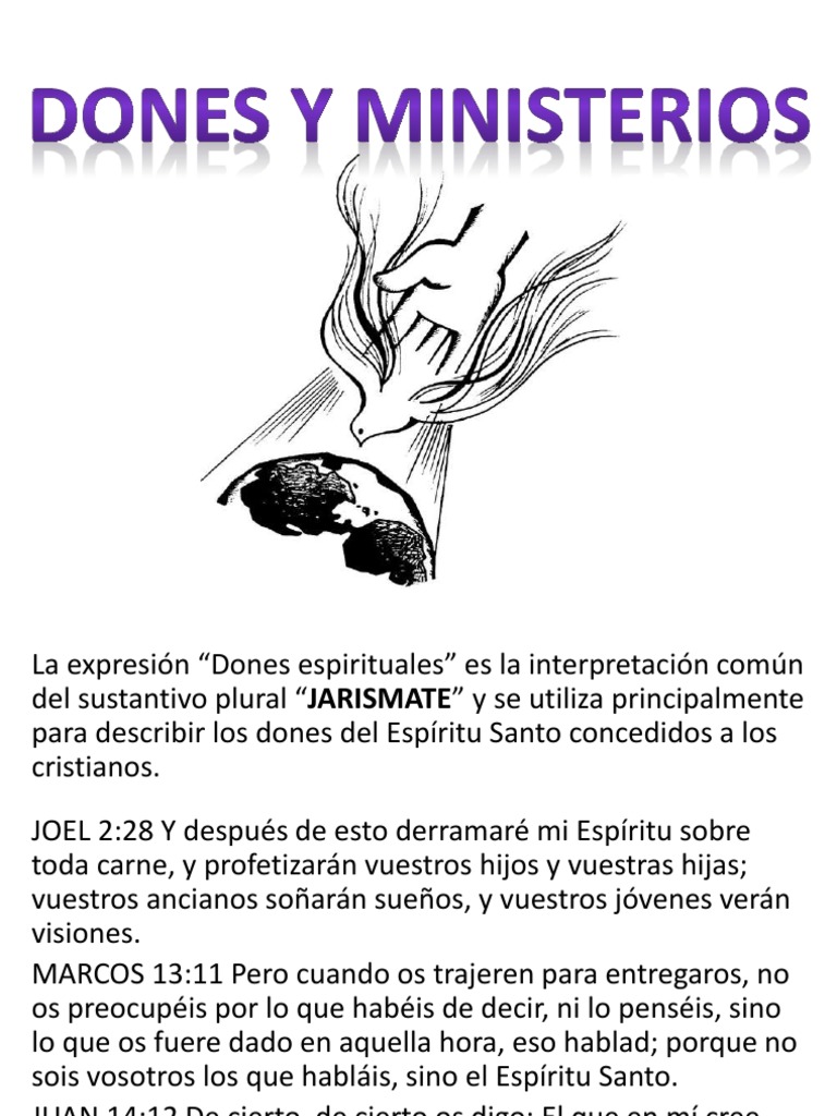 Dones Espirituales y Ujieres Cristianos | PDF | Profeta | Cristo (título)