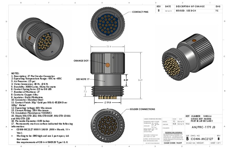 Conn MC 2127rev.b Web00 | PDF | Electrical Connector | Materials