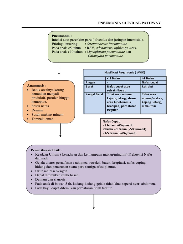 Algoritma Pneumonia Pada Anak | PDF