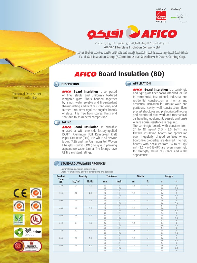 Afico Pipe Insulaion | PDF | Building Insulation | Electrical ...