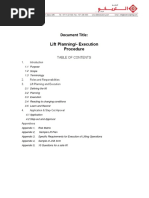 Standard Lift Plan Template | PDF | Crane (Machine) | Elevator